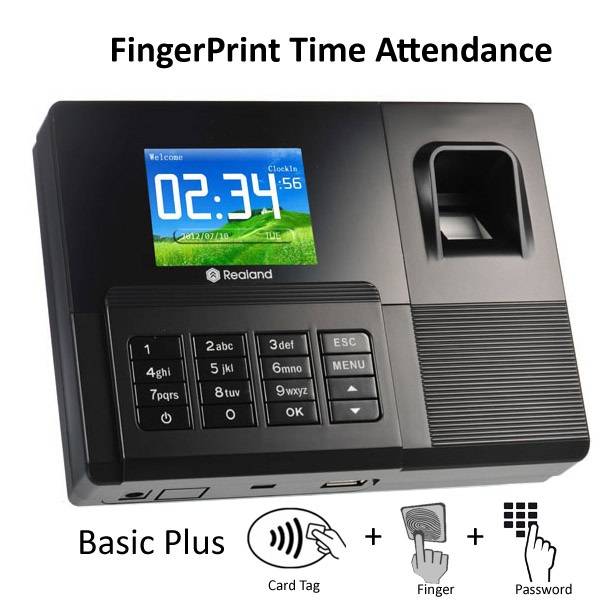 Fingerprint Time Attendance Punch Card Machine A-C030 (1736)