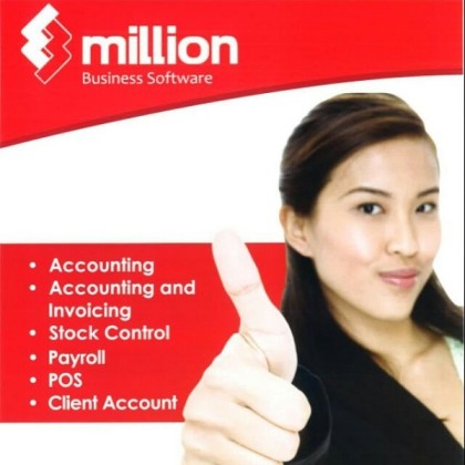Million Software - Accounting + Billing Single Version (USB Dongle)