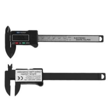 Mini Digital Vernier Caliper 0-100mm / 0.2mm Carbon Fiber Composites MM ...
