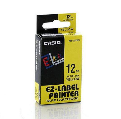 CASIO EZ-LABEL PRINTER TAPE CARTRIDGE 12mm