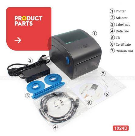Gprinter GP1924D invoices printer waybill thermal express single ...