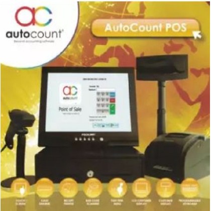 AutoCount POS Standard Version 1.9 Edition (With Training & Support)