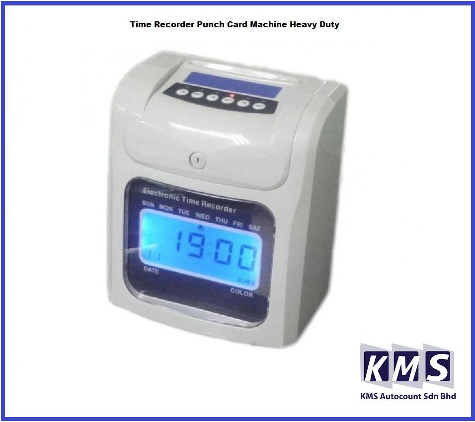Time Recorder Punch Card Machine Heavy Duty