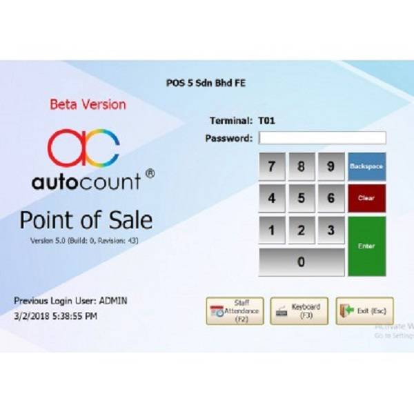 AutoCount POS 5.0 Full Setup Installation with Updated Version + 16GB ...
