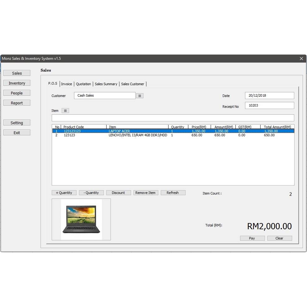 POS / Invoicing / Quotation / Inventory/ Stock / Pos System / Pos ...