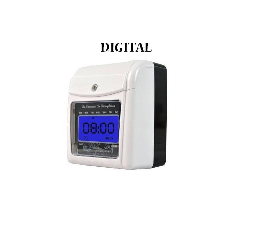 BIOSYSTEM Punch Card Machine Analog Display Time Recorder