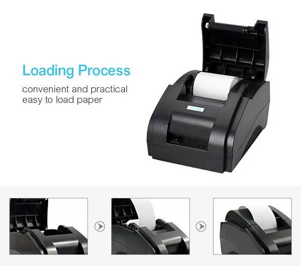Xprinter 58mm Thermal Receipt Printer Resit Barcode QR Restaurant Cafe ...