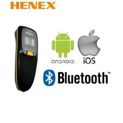 Henex Portable Bluetooth Wireless Barcode Scanner - Support Android iOS