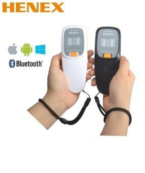 Henex Portable Bluetooth Wireless Barcode Scanner - Support Android iOS