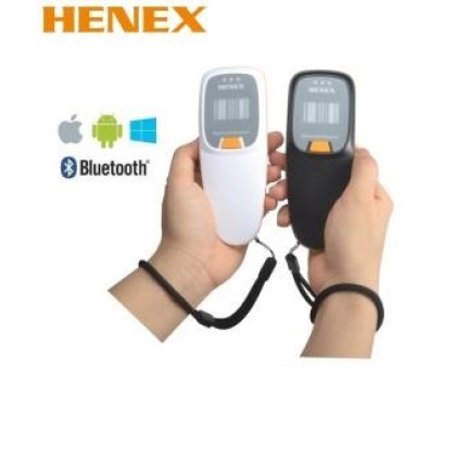 Henex Portable Bluetooth Wireless Barcode Scanner - Support Android iOS