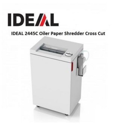 IDEAL 2445 C Oiler Paper Shredder heavy duty (35 Liters) (Cross Cut ...