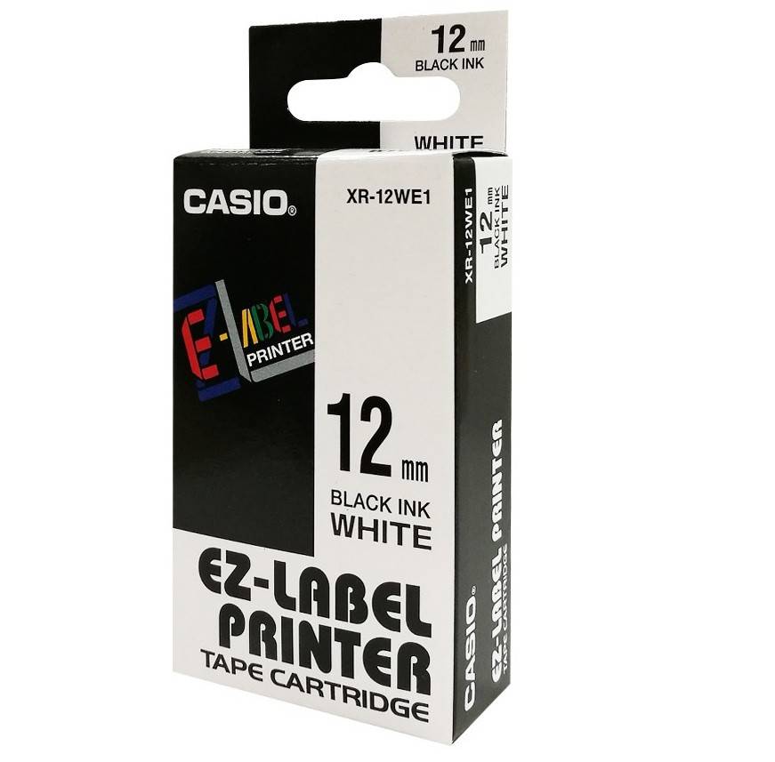 12mm Basic Colour Casio Tape Cartridges