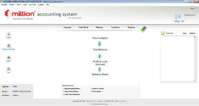 Million Accounting Software (Coding License)
