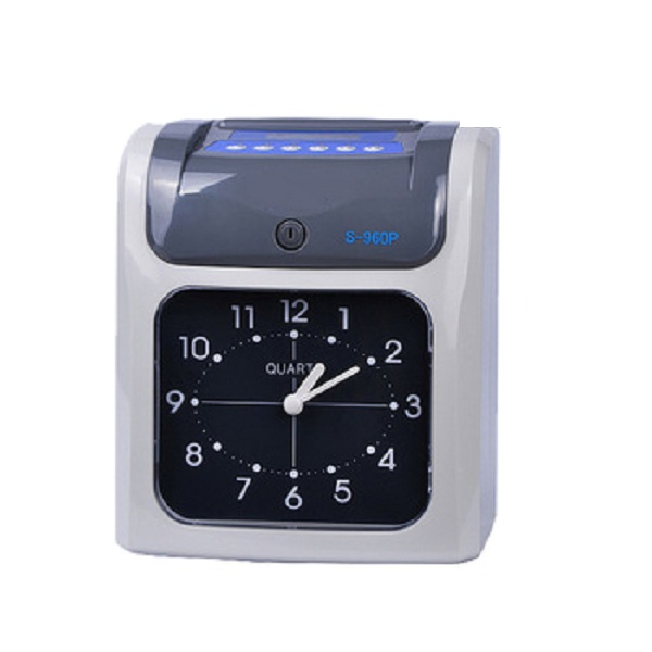 Analog Punch Card Time Recorder Machine Attendance Time