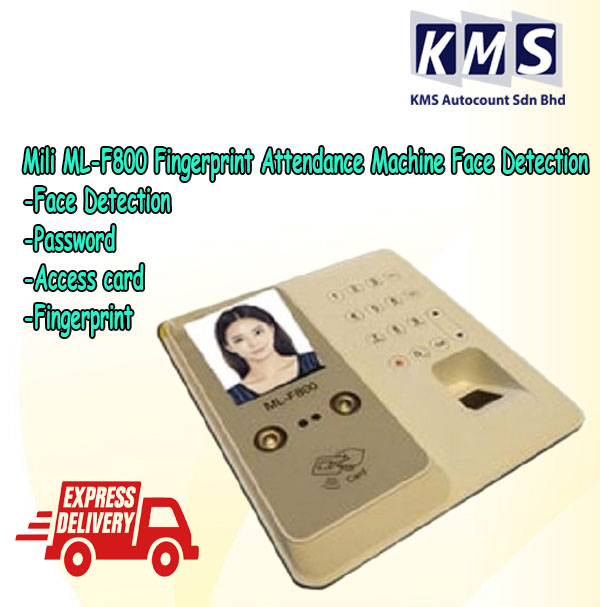 Mili ML-F800 Fingerprint Attendance Machine Face Detection
