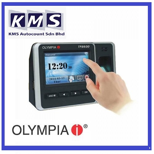 Olympia TP-8600 Time Recorder Machine Fingerprint Machine