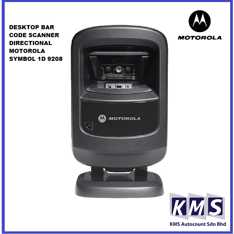 DESKTOP BAR CODE SCANNER DIRECTIONAL MOTOROLA SYMBOL 1D 9208