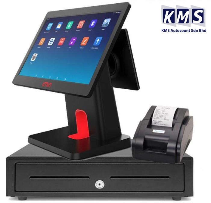 Android All in One 15.6 inch + 10.1 Dual screen + Cash drawer + Thermal ...