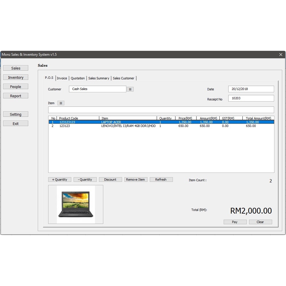 POS / Invoicing / Quotation / Inventory/ Stock / Pos System / Pos ...
