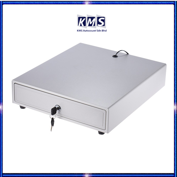 Heavy Duty Electronic Cash Drawer Box Case Storage 4 Bill 5 Coin Trays