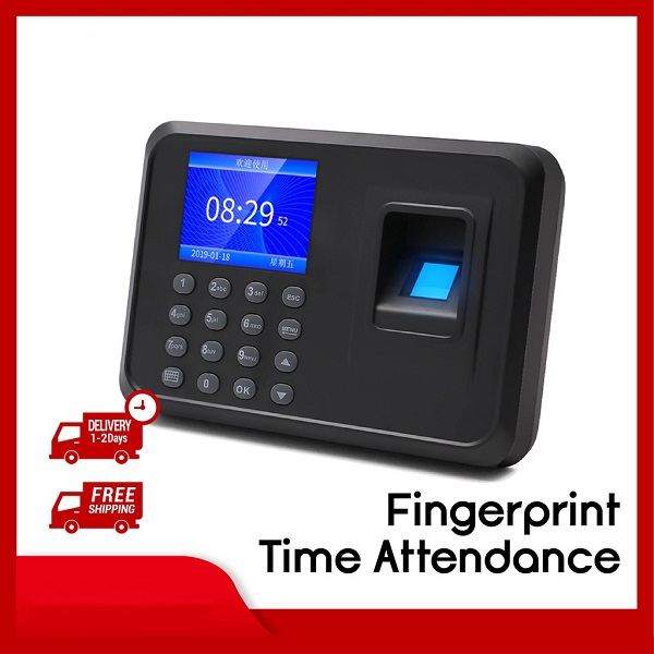 Fingerprint Time Attendance Punch Card Machine