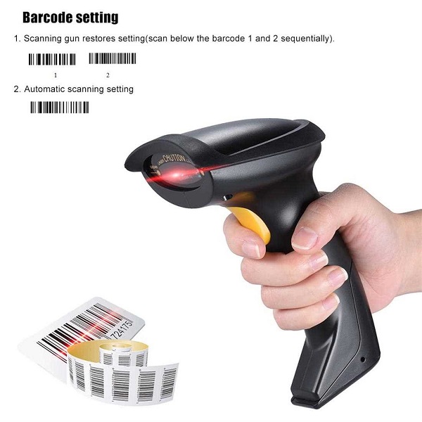 Automatic/ ManualWireless Bluetooth Handheld 1D Barcode Scannerfor iPad ...