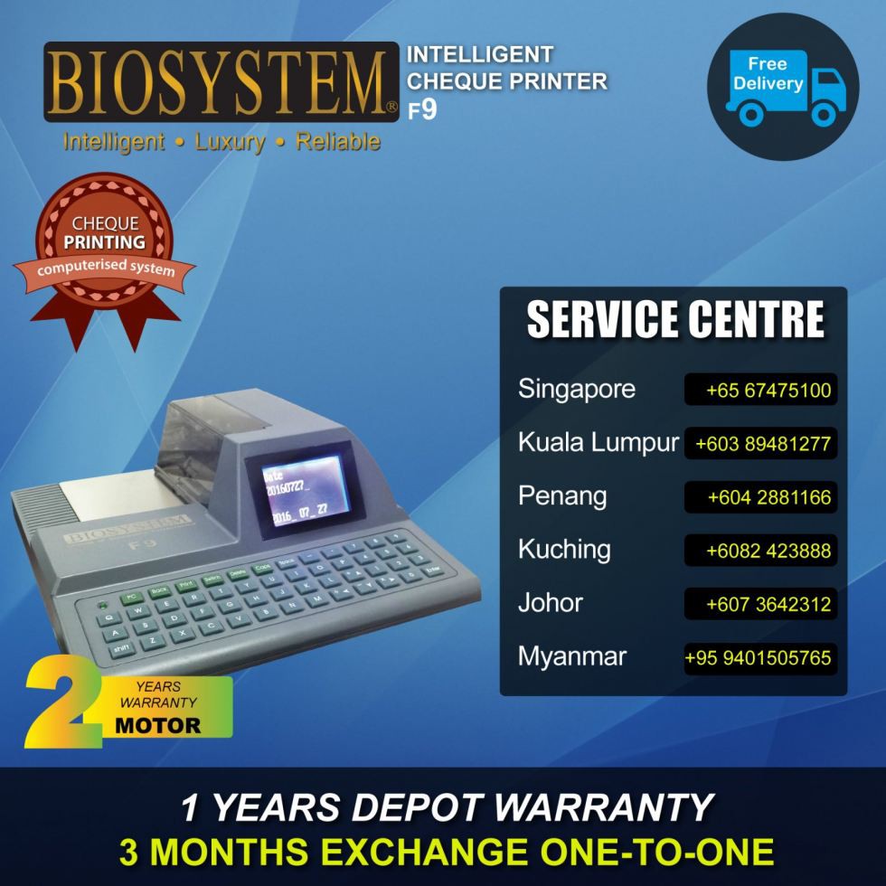 Intelligent Cheque Printer/ Cheque Writer Printer Machine