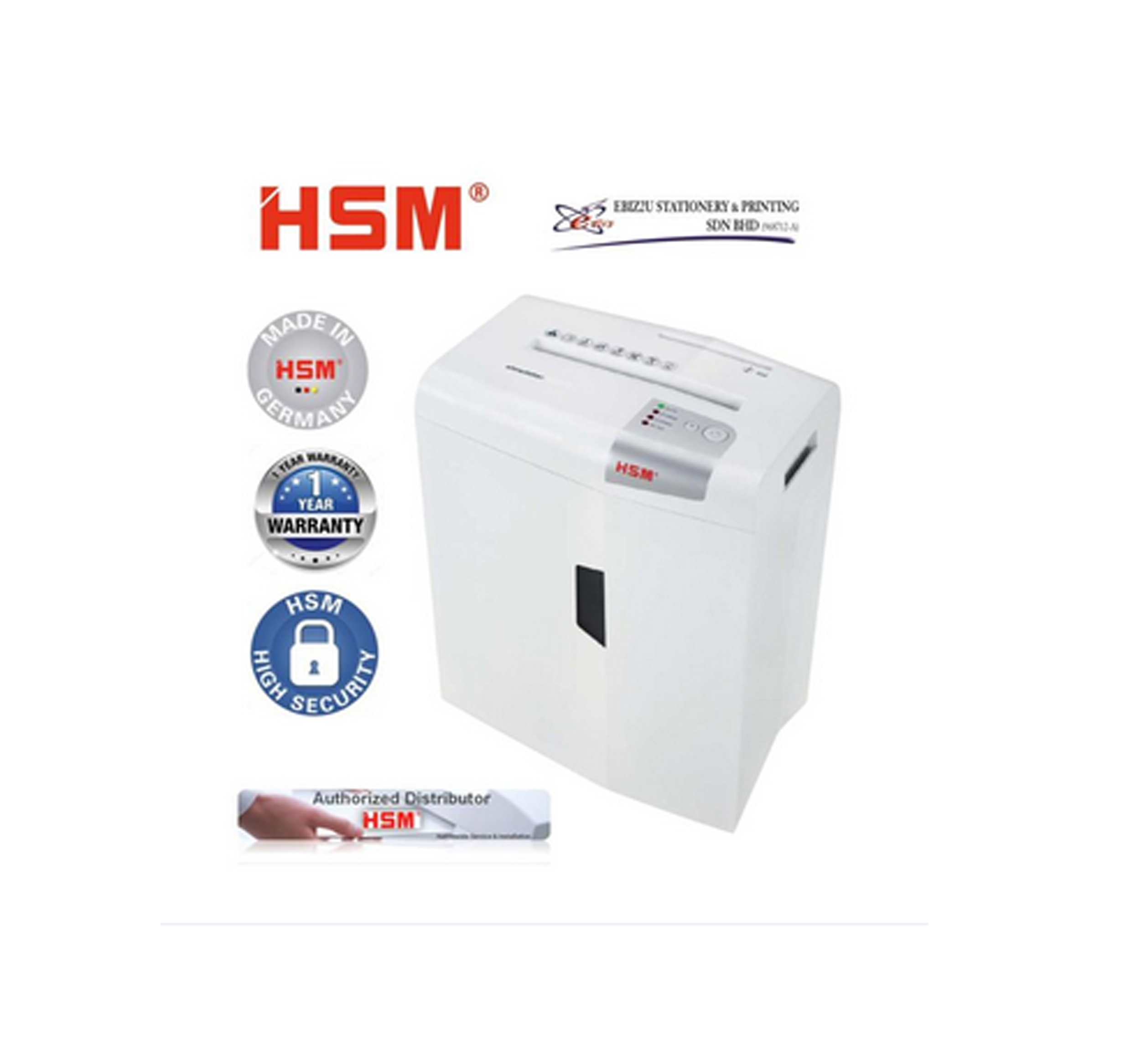 HSM Paper Shredder ShredStar X10