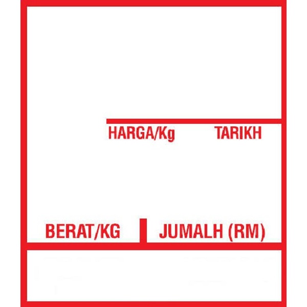 Thermal 40mm x 46mm weighing scale label barcode label (5 rolls)
