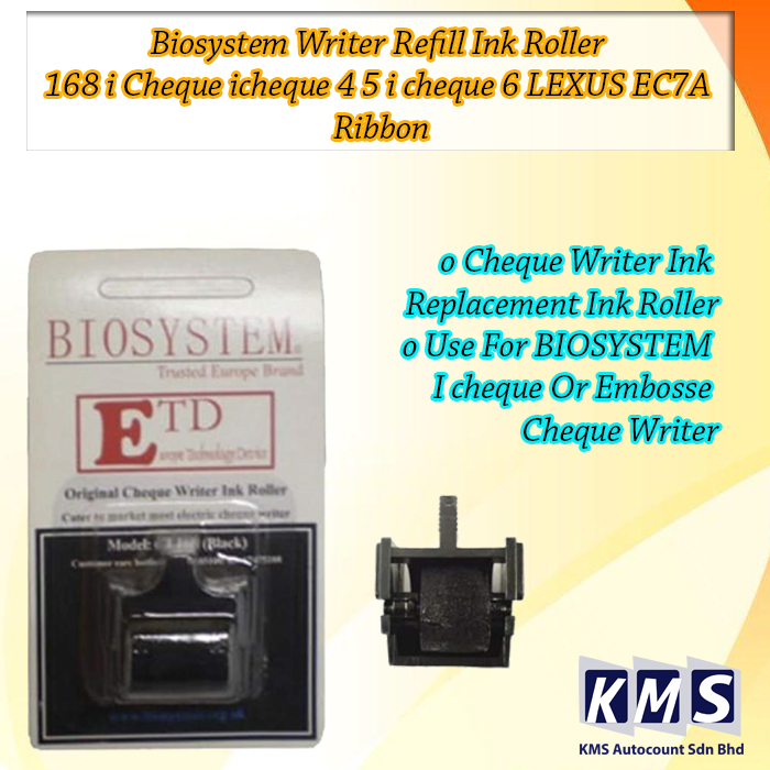 Biosystem Writer Refill Ink Roller 168 i Cheque icheque 4 5 i cheque 6 ...