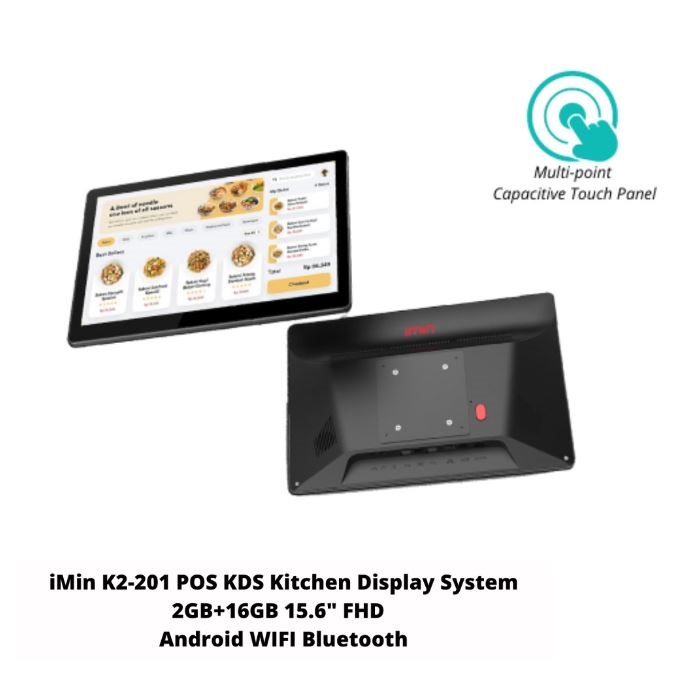 iMin K2-201 POS KDS Kitchen Display System 2GB+16GB 15.6" FHD Android ...