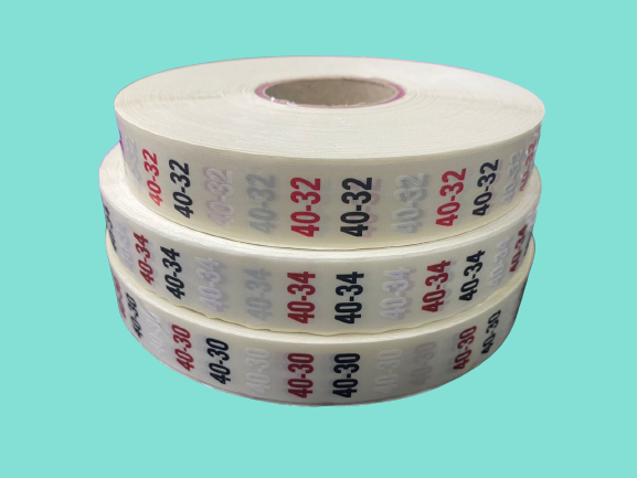 Sticker label Size Clothing (40-30/40-32/40-34)