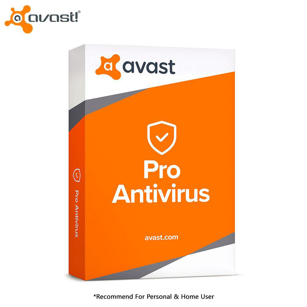 Avast Pro Antivirus 1 User 1 Years Product Key Card