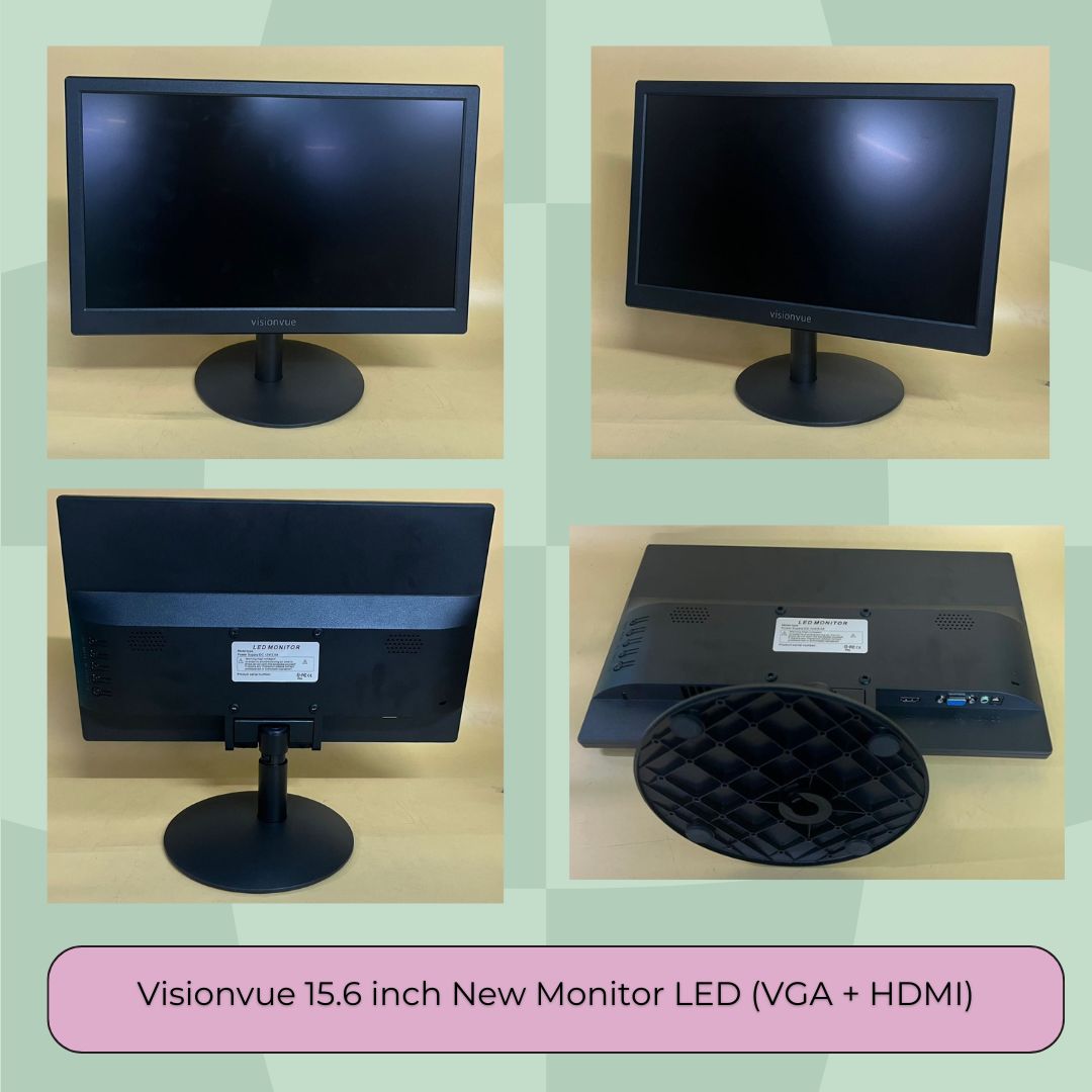 Visionvue 15.6 inch New Monitor LED (VGA + HDMI)